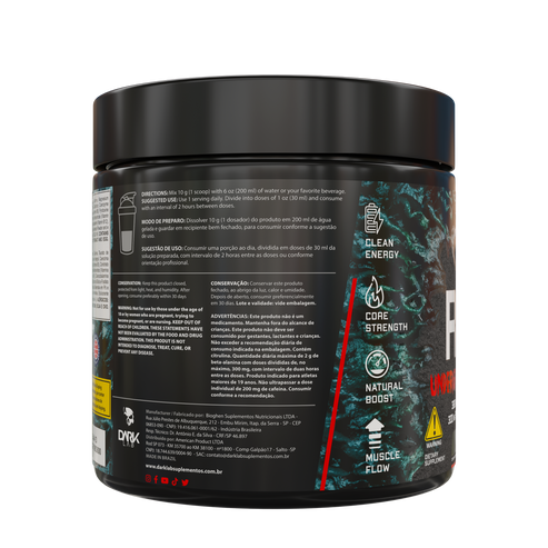 Raze Underground Pre Workout 300g Dark Lab – Dark Lab Suplementos