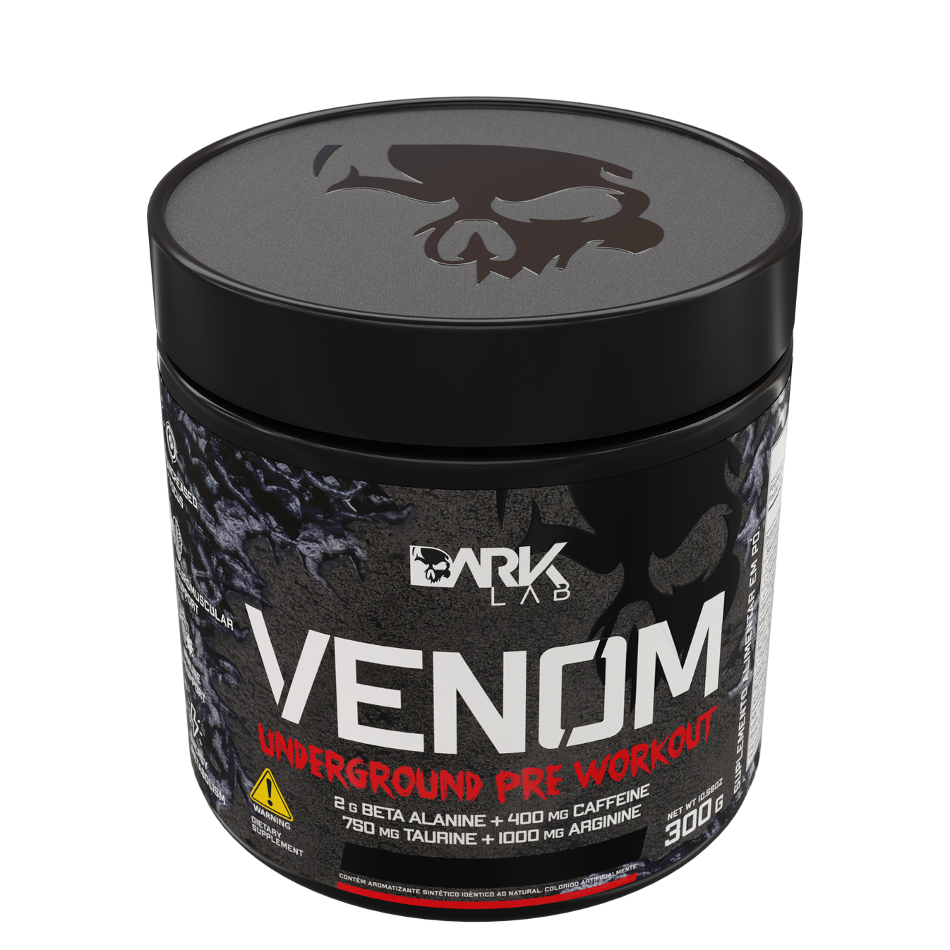 Pré-Treino Venom Underground Pre Workout 300g - Dark Lab – Dark Lab ...