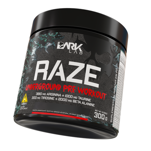 Raze Underground Pre Workout 300g Dark Lab – Dark Lab Suplementos