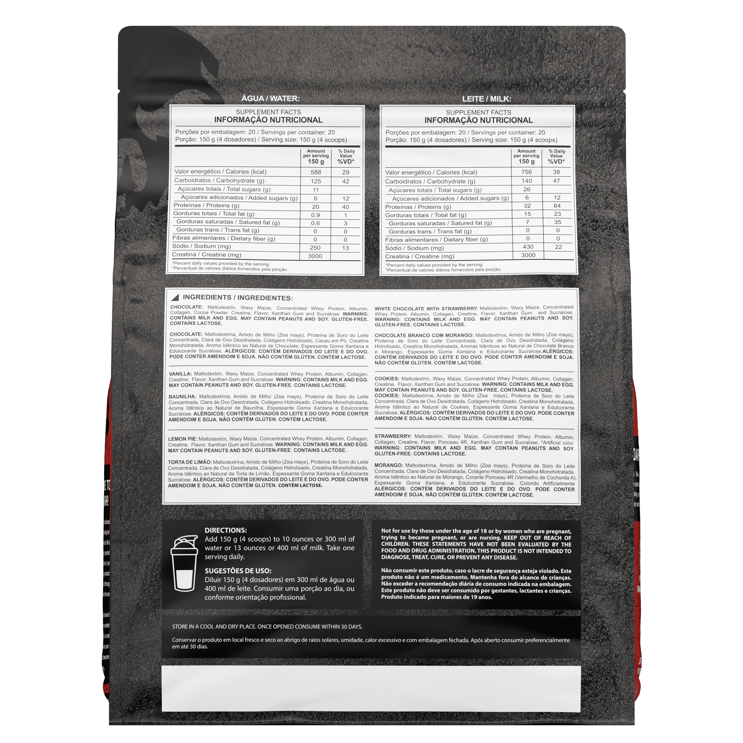 Whey Protein Concentrado de Alta Qualidade – Dark Lab Suplementos